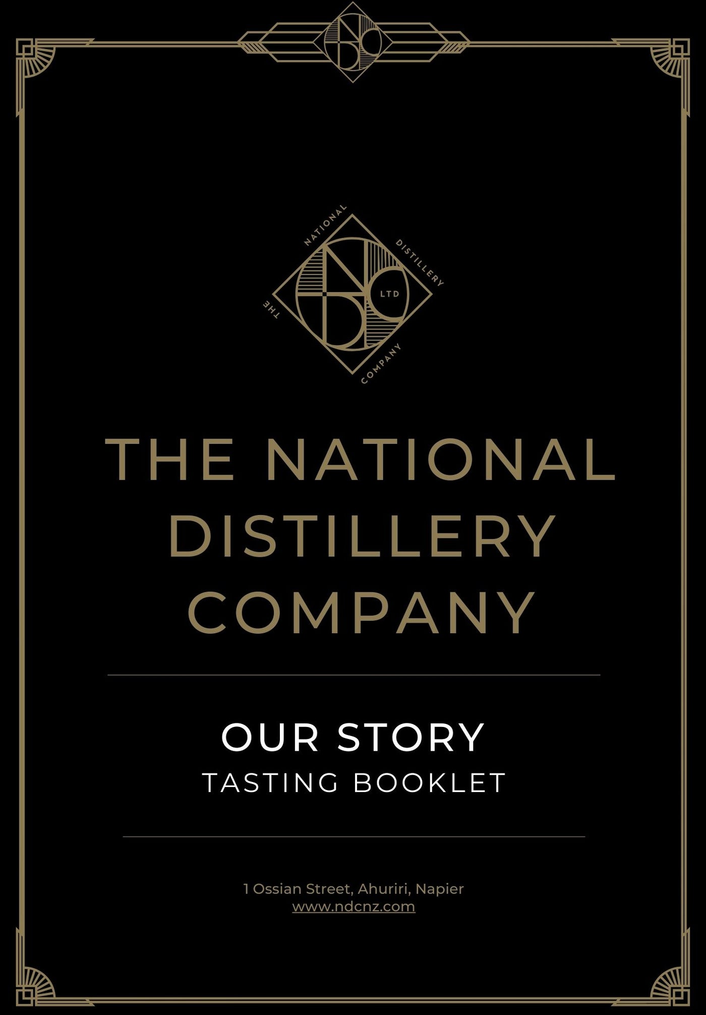 NATIONAL DISTILLERY COMPANY - Tasting Booklet - National Distillery