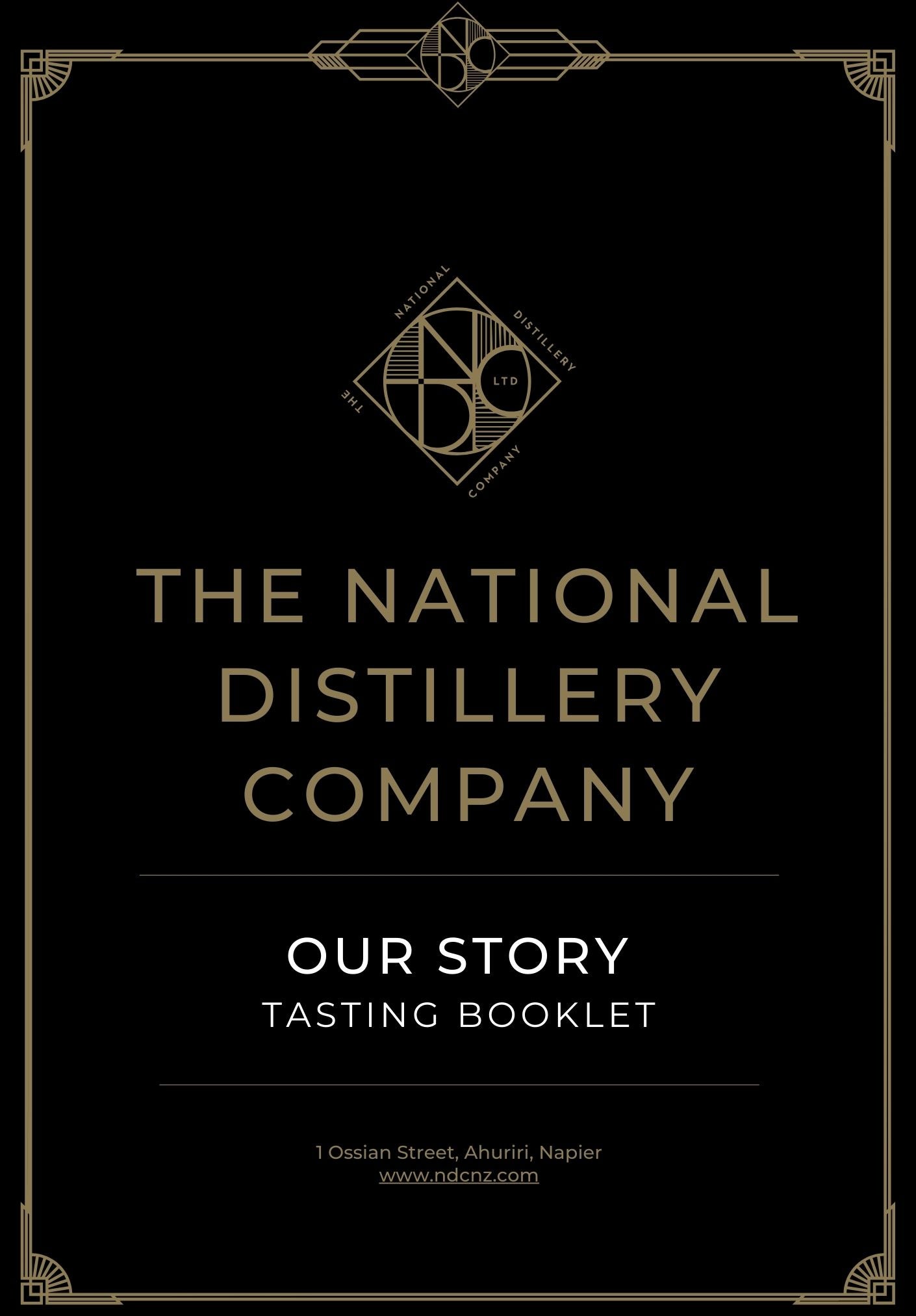 NATIONAL DISTILLERY COMPANY - Tasting Booklet - National Distillery