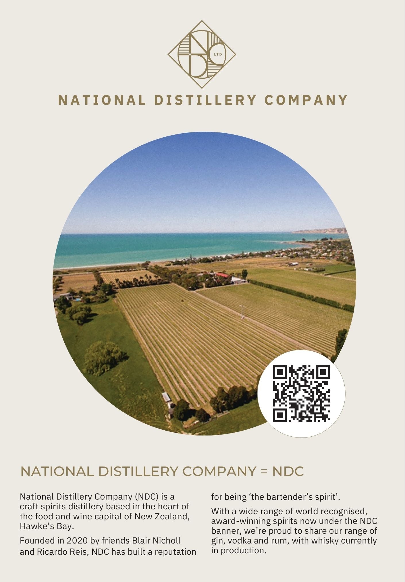 NATIONAL DISTILLERY COMPANY - Tasting Booklet - National Distillery
